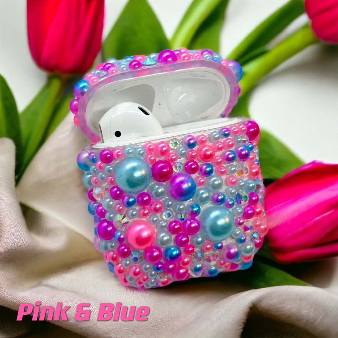 Glamorous Pearls and Rhinestone Airpods Cases Protect and - Etsy