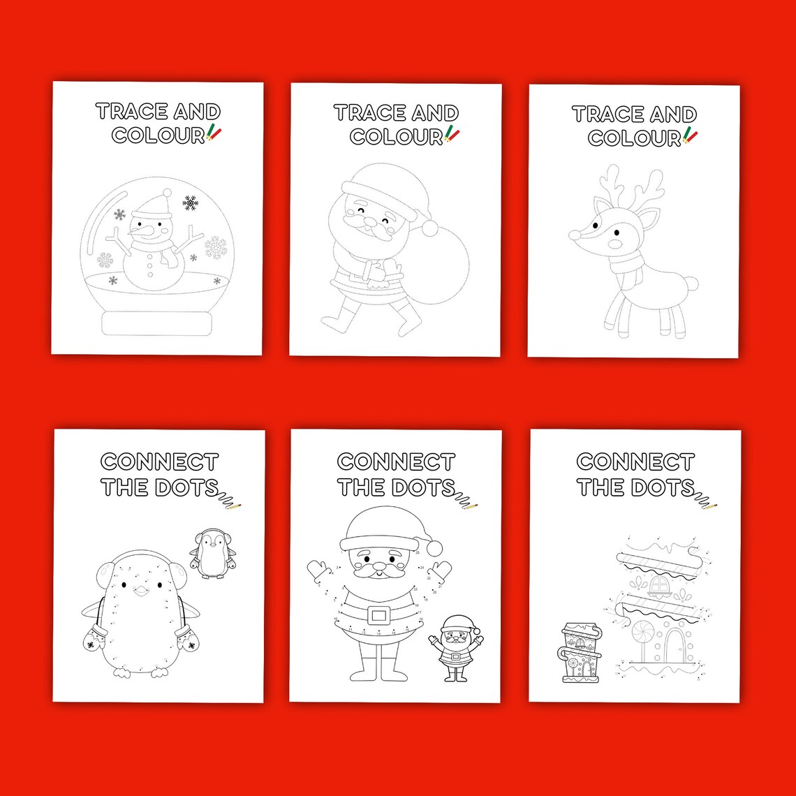 Coloriages et activités à imprimer de Noël, Jeux de Noël, Activités de ...