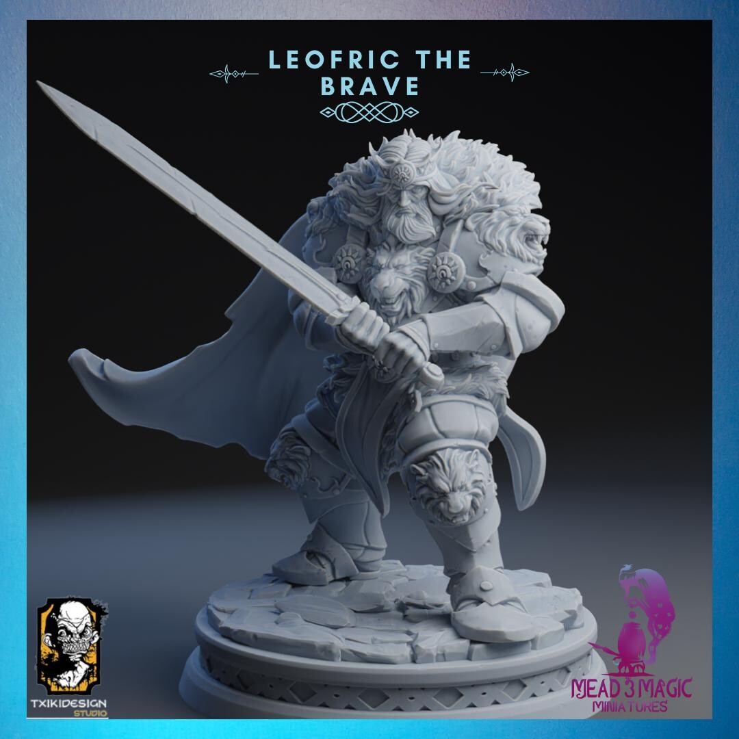 Leofric the Brave | Txiki Design | 12K Resolution 3D Print | Strong ...