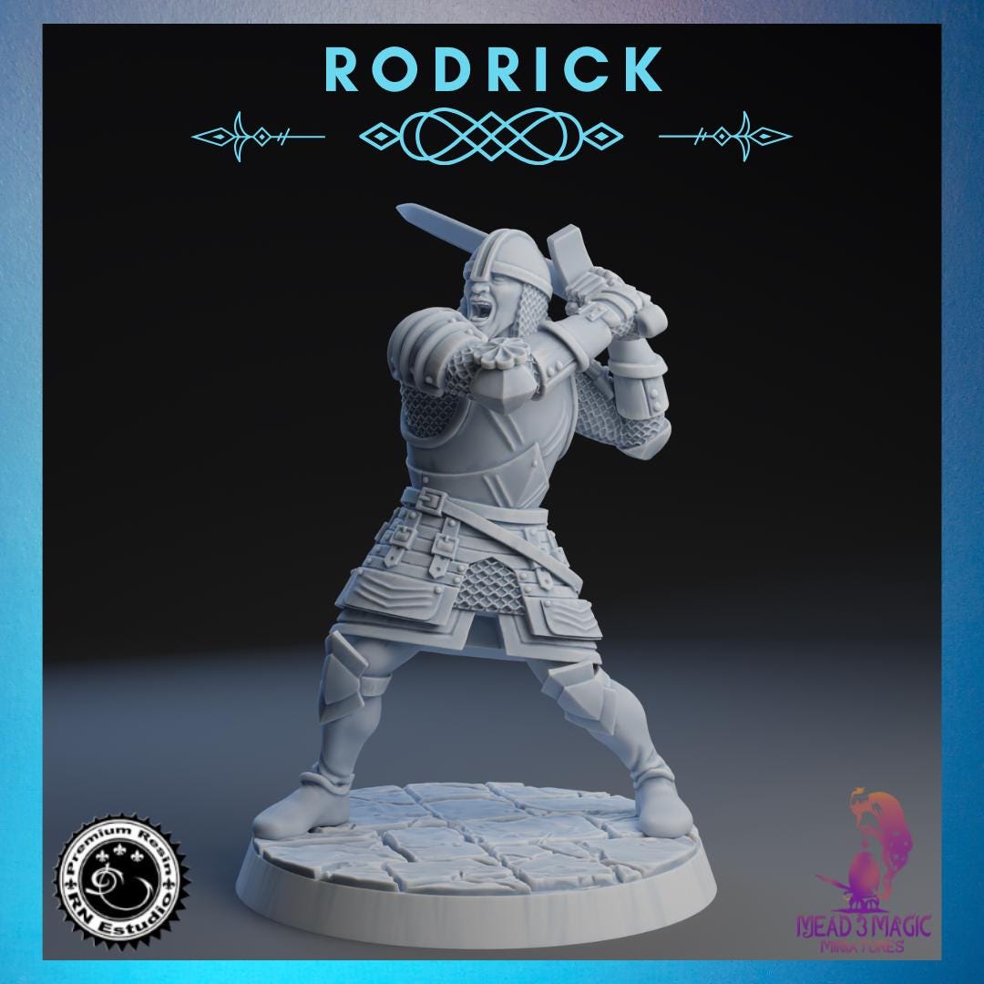 Rodrick | RNE Studio | 12K Resolution 3D Print | Strong Resin | Dnd ...