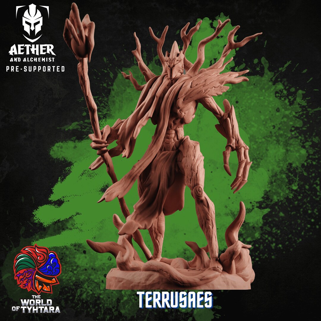 Terrusaes Earth Titan Elemental Aether and Alchemist 8K Resolution ...