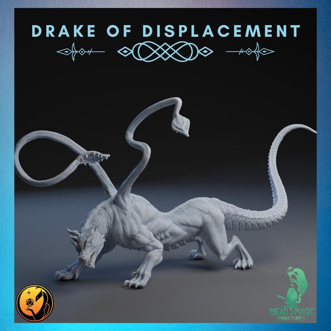 Drake of Displacement | Draco Studios | 12K Resolution 3D Print ...