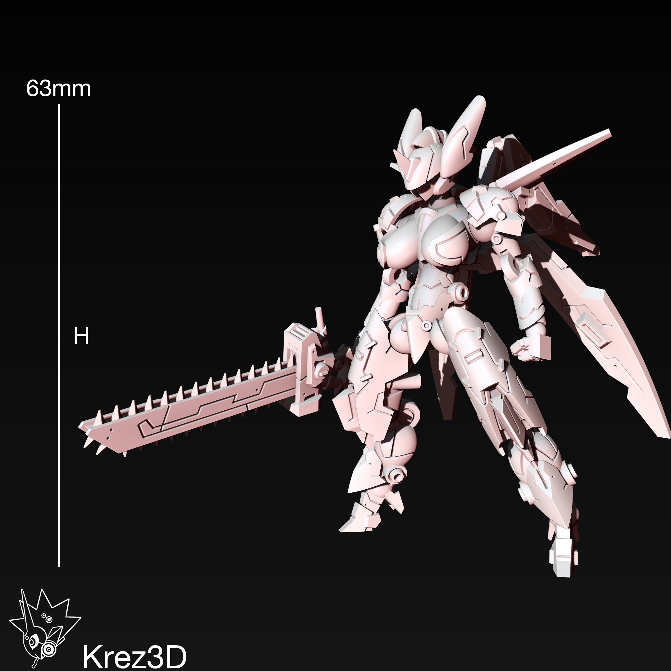 SA-7 Sun Phoenix | Krez3d - Synth Army | 8K Resolution 3D Print ...