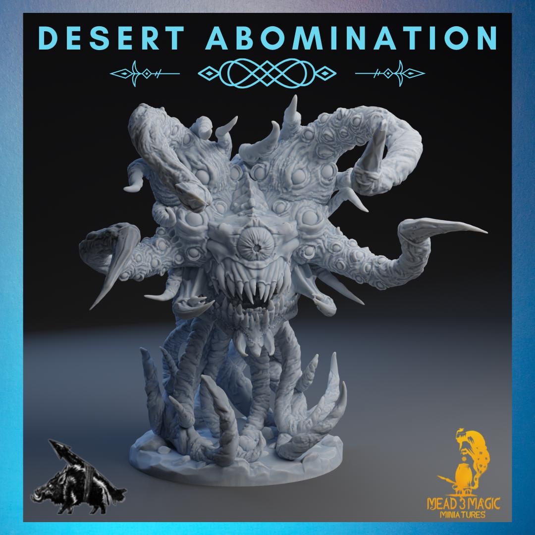 Desert Abomination | Rocket Pig Games | 12K Resolution 3D Print ...