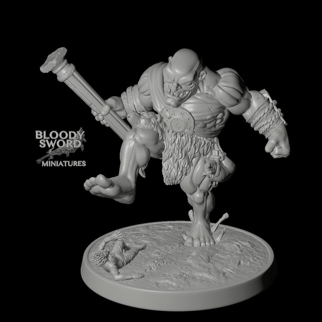 Giant Stomping Human Anime Dungeons 8K Resolution 3D Print Strong ...
