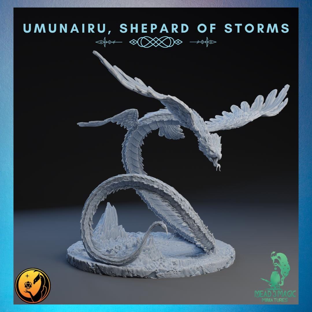 Umunairu, Shepard of Storms | Draco Studios | 12K Resolution 3D Print ...