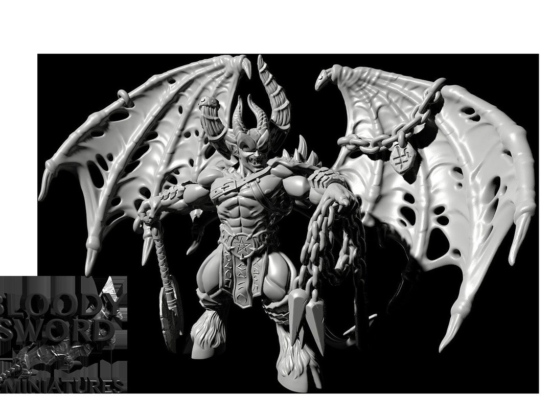 Demon Lord 2 Poses Anime Dungeons 8K Resolution 3D Print Strong ...