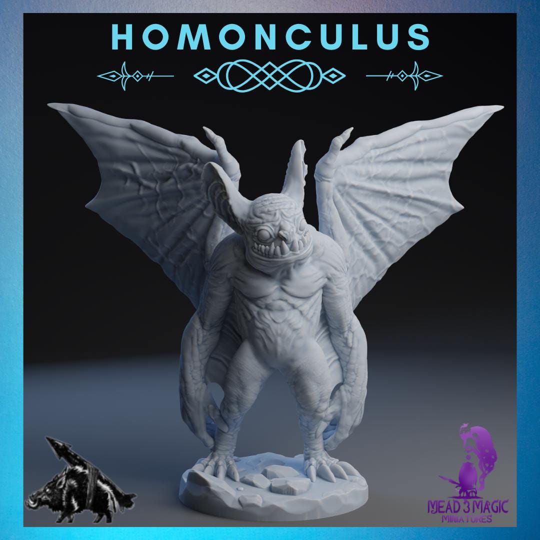Homonculus | Rocket Pig Games | 12K Resolution 3D Print | Strong Resin ...