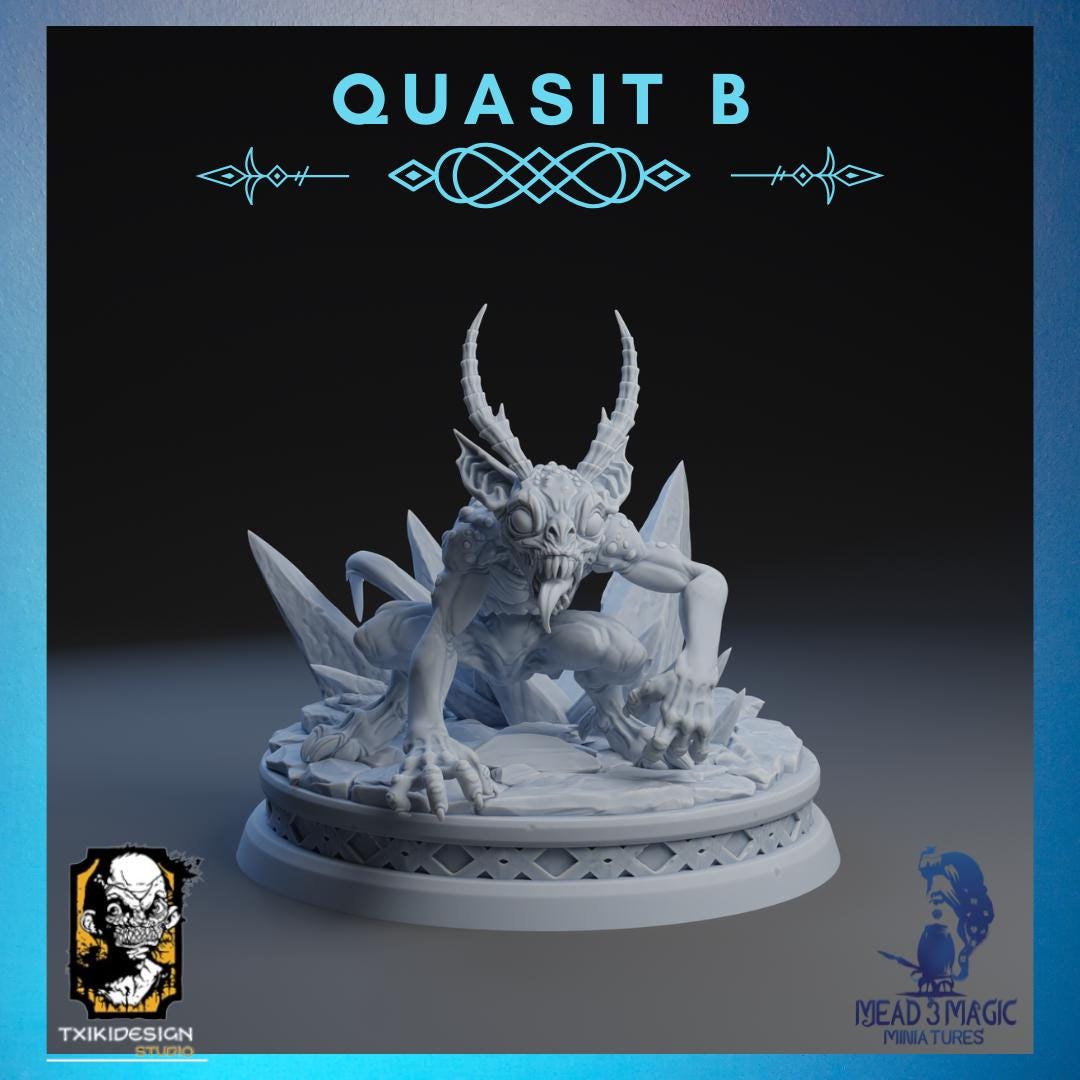 Quasit "b" | Txiki Design | 12K Resolution 3D Print | Strong Resin ...