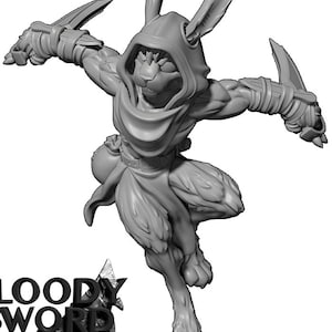 Rabbitfolk/harengon Rogue (2 Poses) | Anime Dungeons | 8K Resolution 3D ...