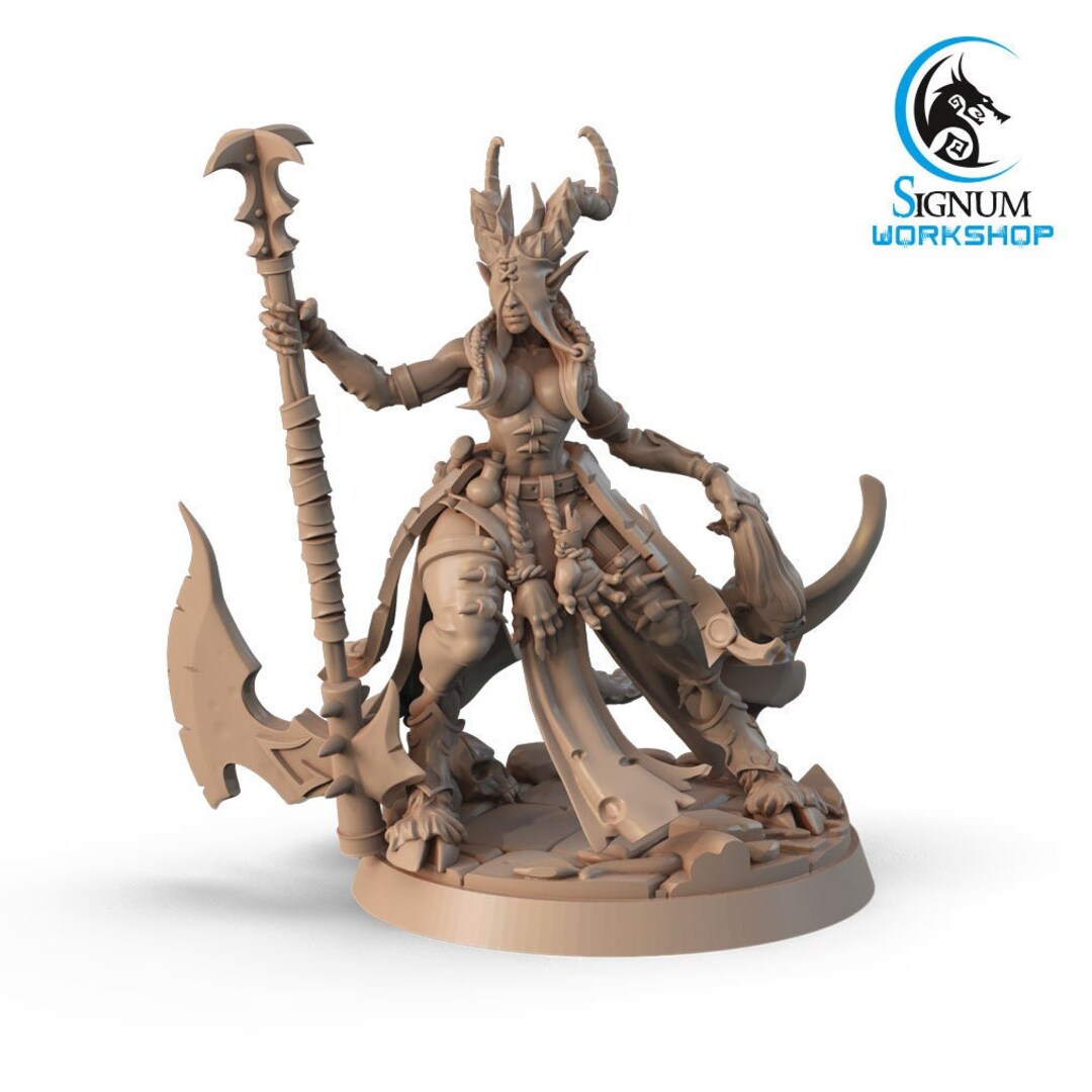 Bezem, the Demonblood | Signum Workshop | 8K Resolution 3D Print | Durable Resin | Dnd Fantasy ...