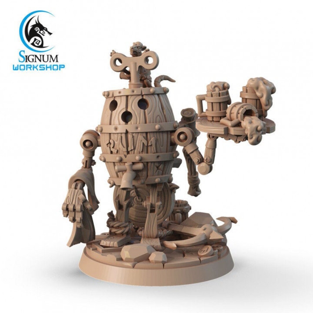 Rumbarrel 2000 | Signum Workshop | 8K Resolution 3D Print | Strong Resin | Dnd Barrel Butler ...