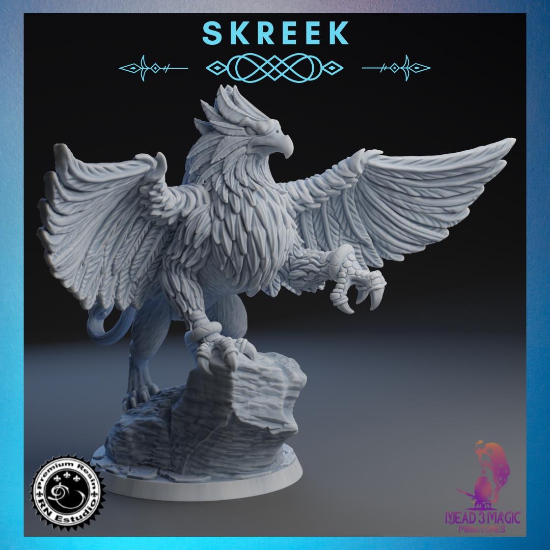 Skreek | RNE Studio | 12K Resolution 3D Print | Strong Resin | Dnd ...