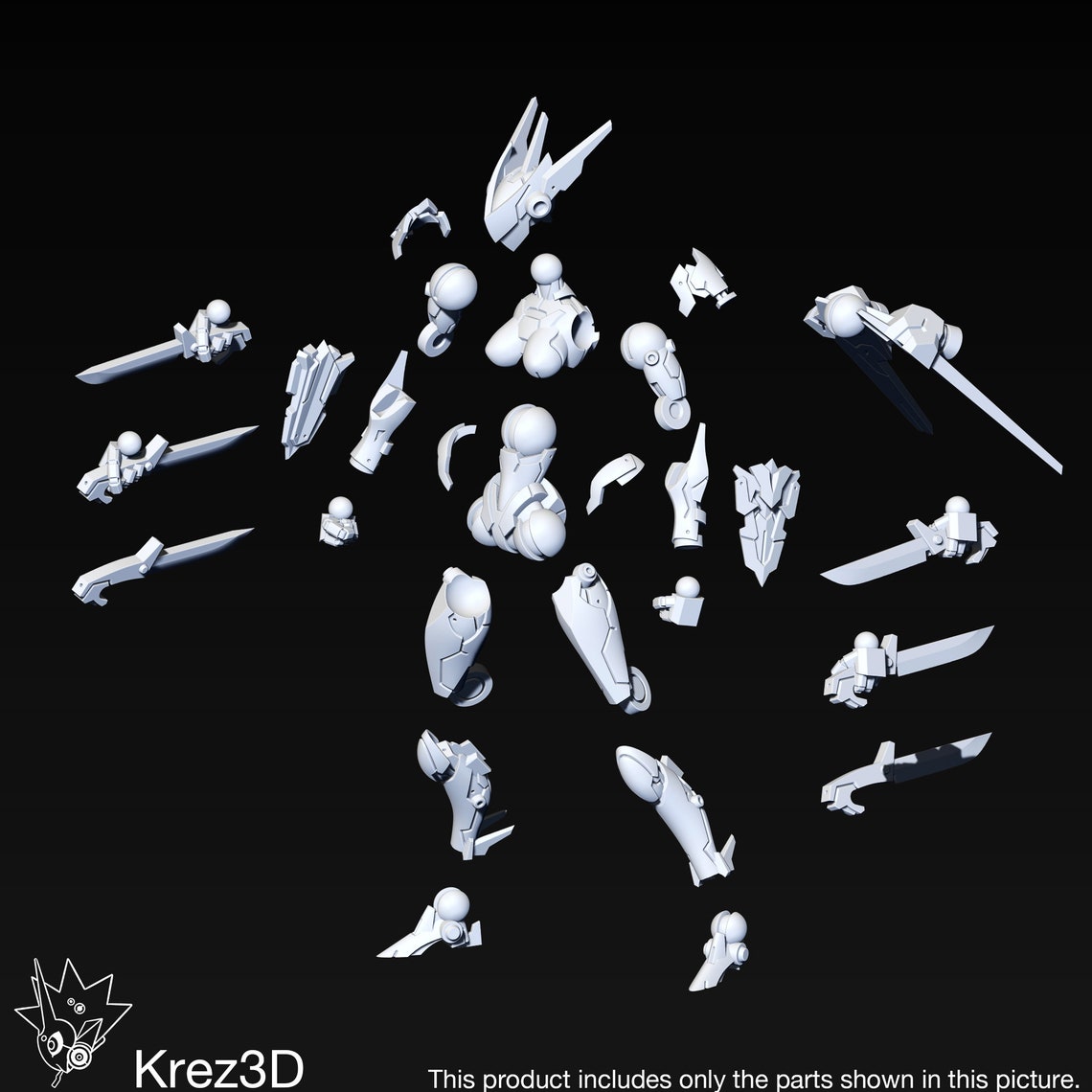 SA-9 Nymph | Krez3d - Synth Army | 8K Resolution 3D Print | Durable ...