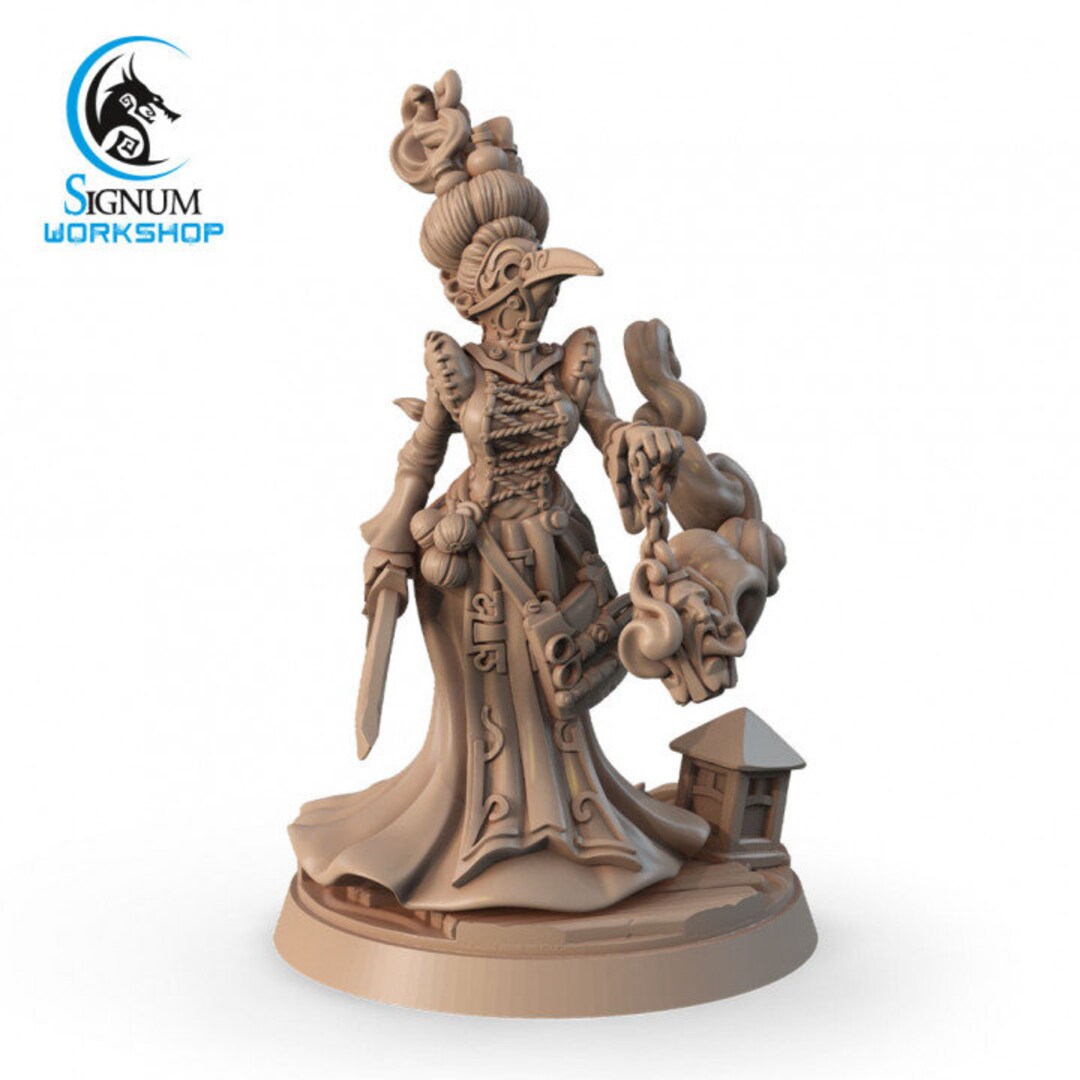 Bianca Moreau, Countess of the Plague Signum Workshop 8K Resolution 3D ...