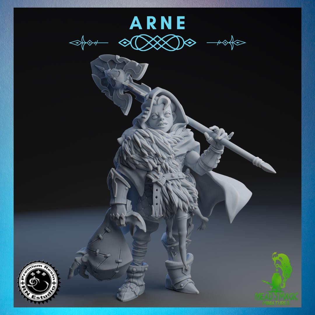 Arne | RNE Studio | 12K Resolution 3D Print | Strong Resin | Dnd ...