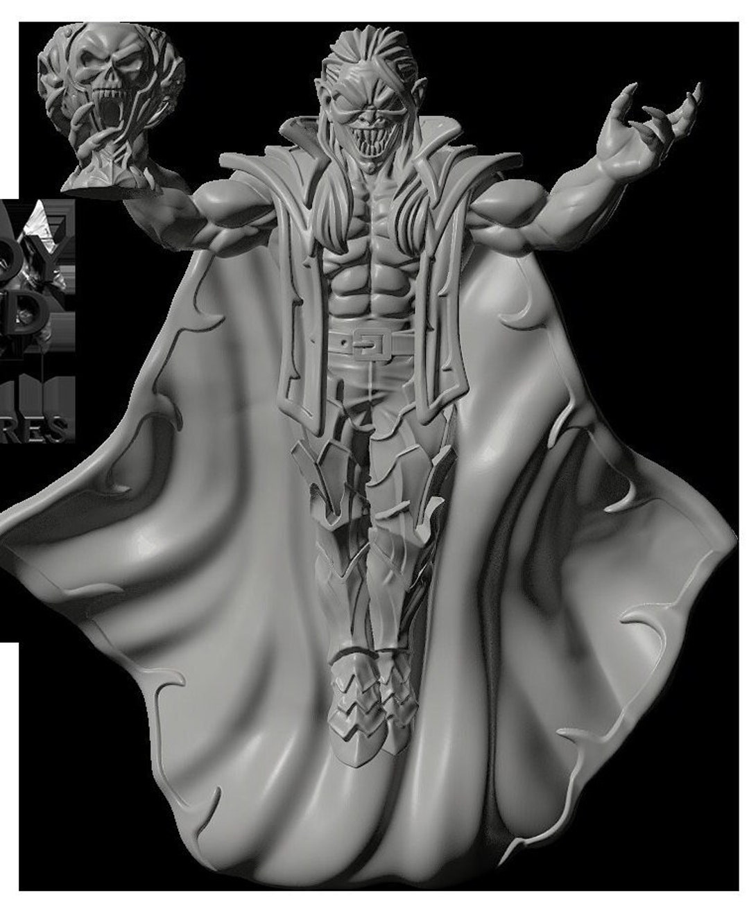 Vampire Lord and Vampiress Queen Anime Dungeons 8K Resolution 3D Print ...