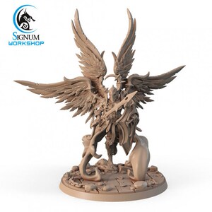 Celestial Knights set of 3 Paladins Signum Workshop 8K Resolution Strong Resin Dnd Fantasy ...