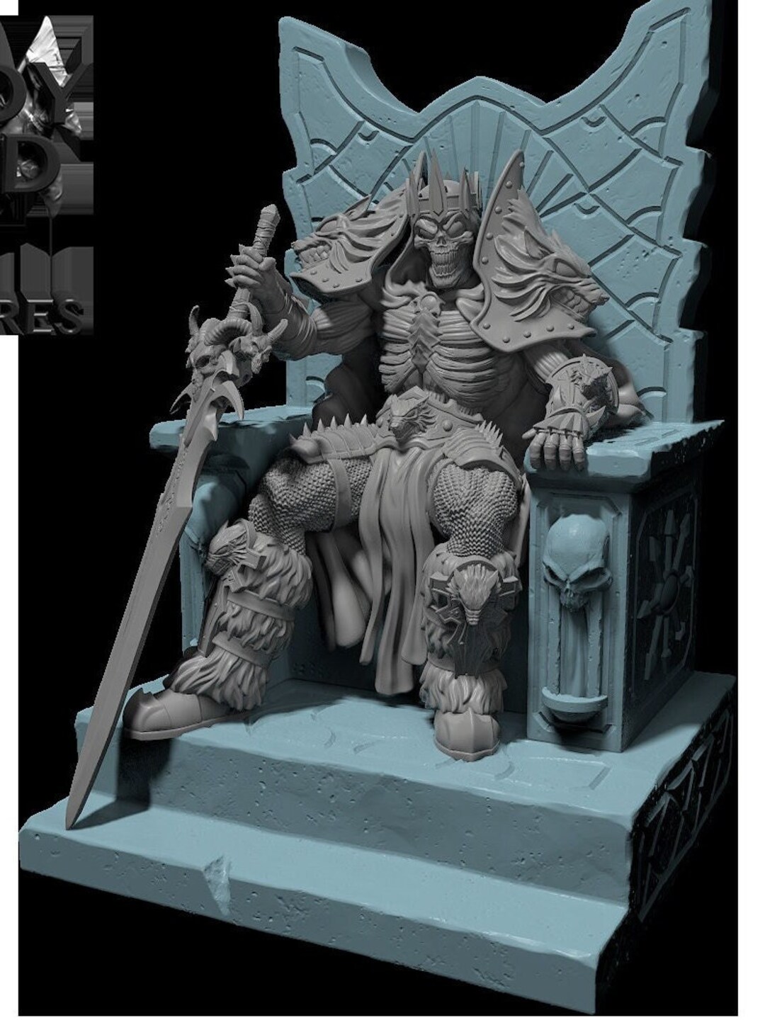 Lich King 2 Poses Anime Dungeons 8K Resolution 3D Print Strong ...