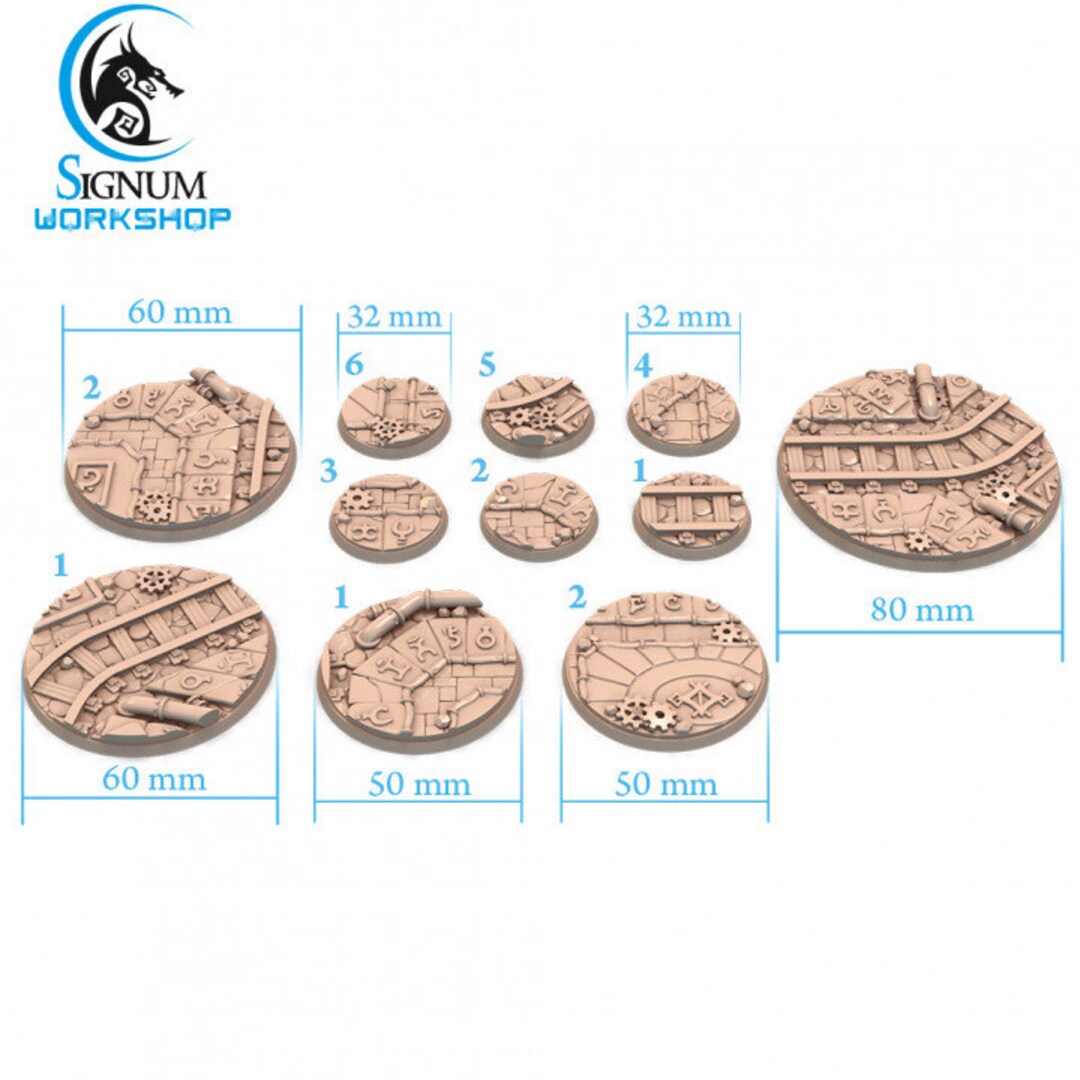 Dwarven / Skaven Themed Bases | Signum Workshop | 8K Resolution 3D ...