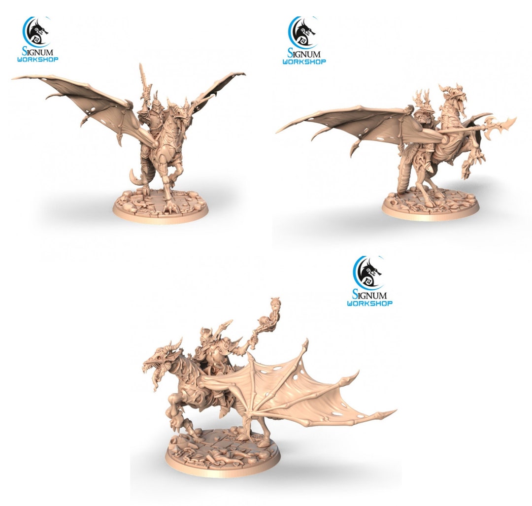 Vampiric Knights Set 3 Models Signum Workshop 8K Resolution 3D Print ...