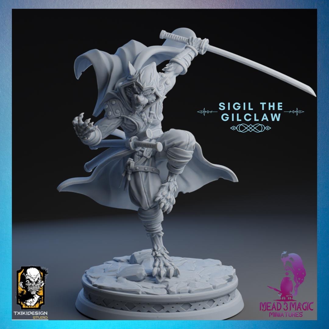Sigil the Gilclaw | Txiki Design | 12K Resolution 3D Print | Strong ...