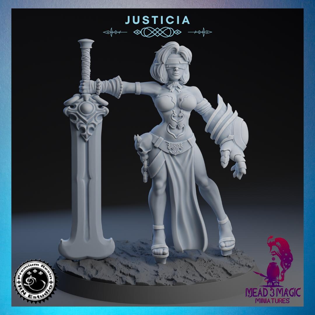 Justicia | RN Estudio | 12K Resolution 3D Print | Strong Resin | Dnd ...