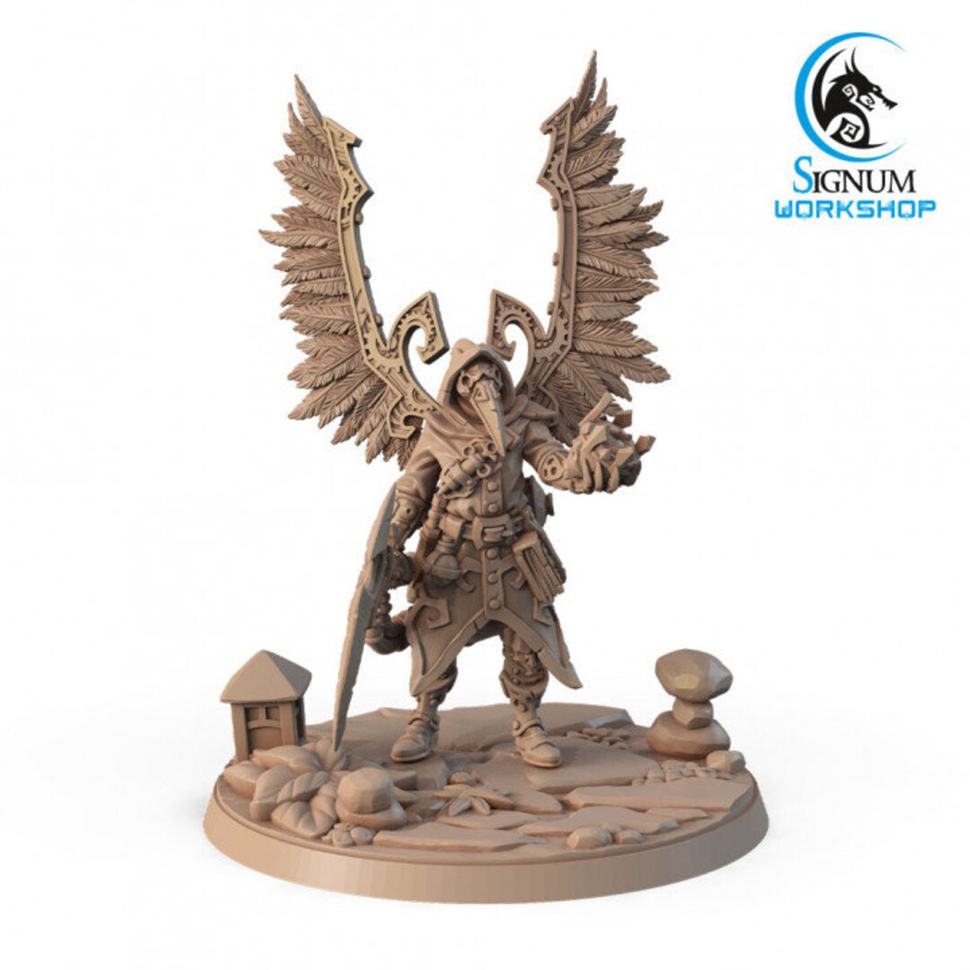 Agnello Cornaro, the Plague Angel Signum Workshop 8K Resolution 3D ...