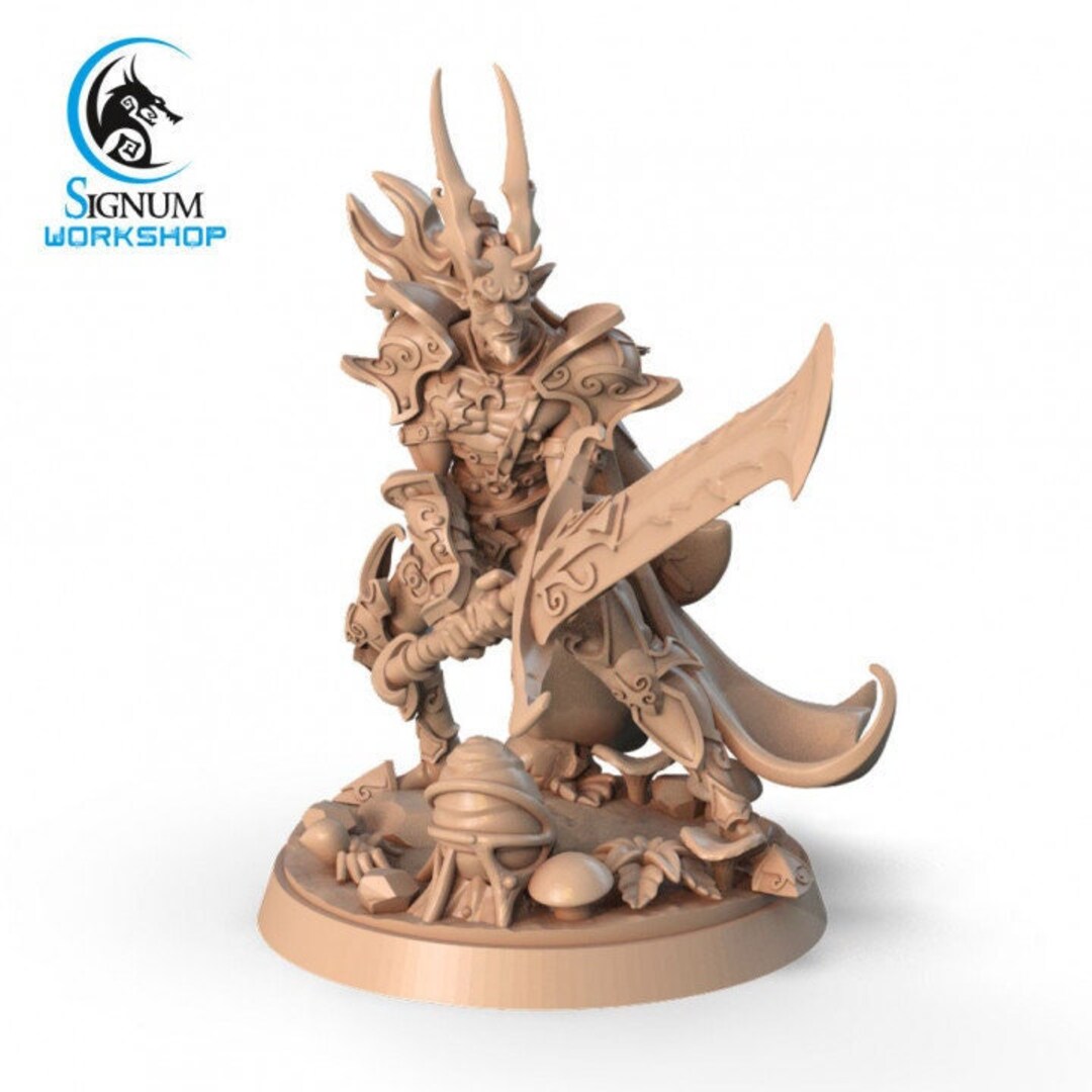 Ayrnur, the Swordsman of Darkness Signum Workshop 8K Resolution 3D ...