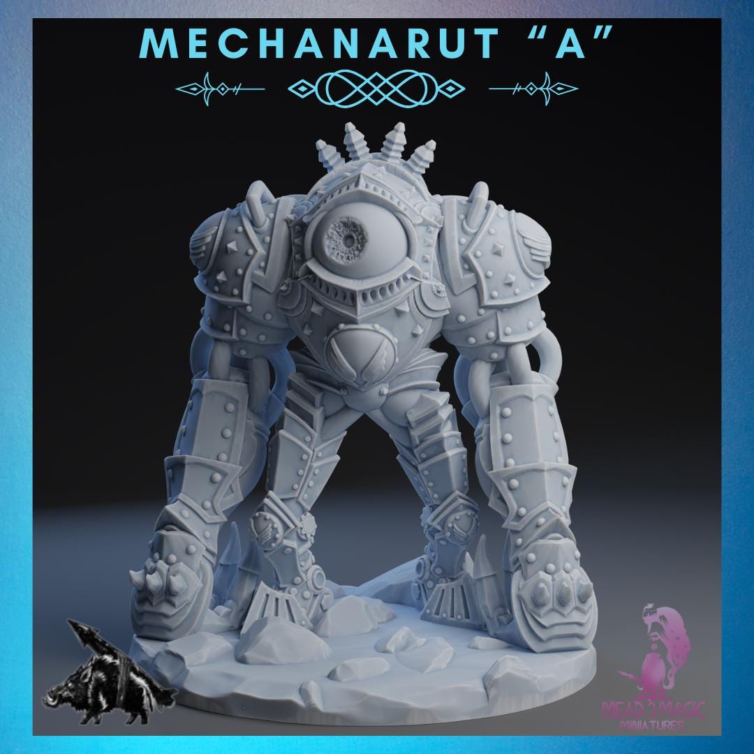 Mechanarut (cyclops) | Rocket Pig Games | 12K Resolution 3D Print ...