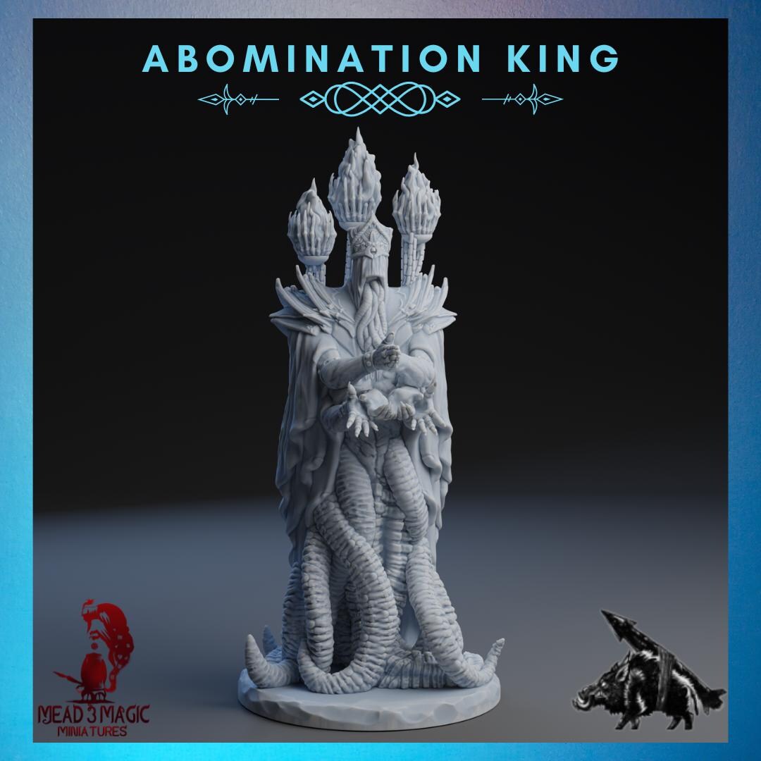 Abomination King | Rocket Pig Games | 12K Resolution 3D Print | Strong ...