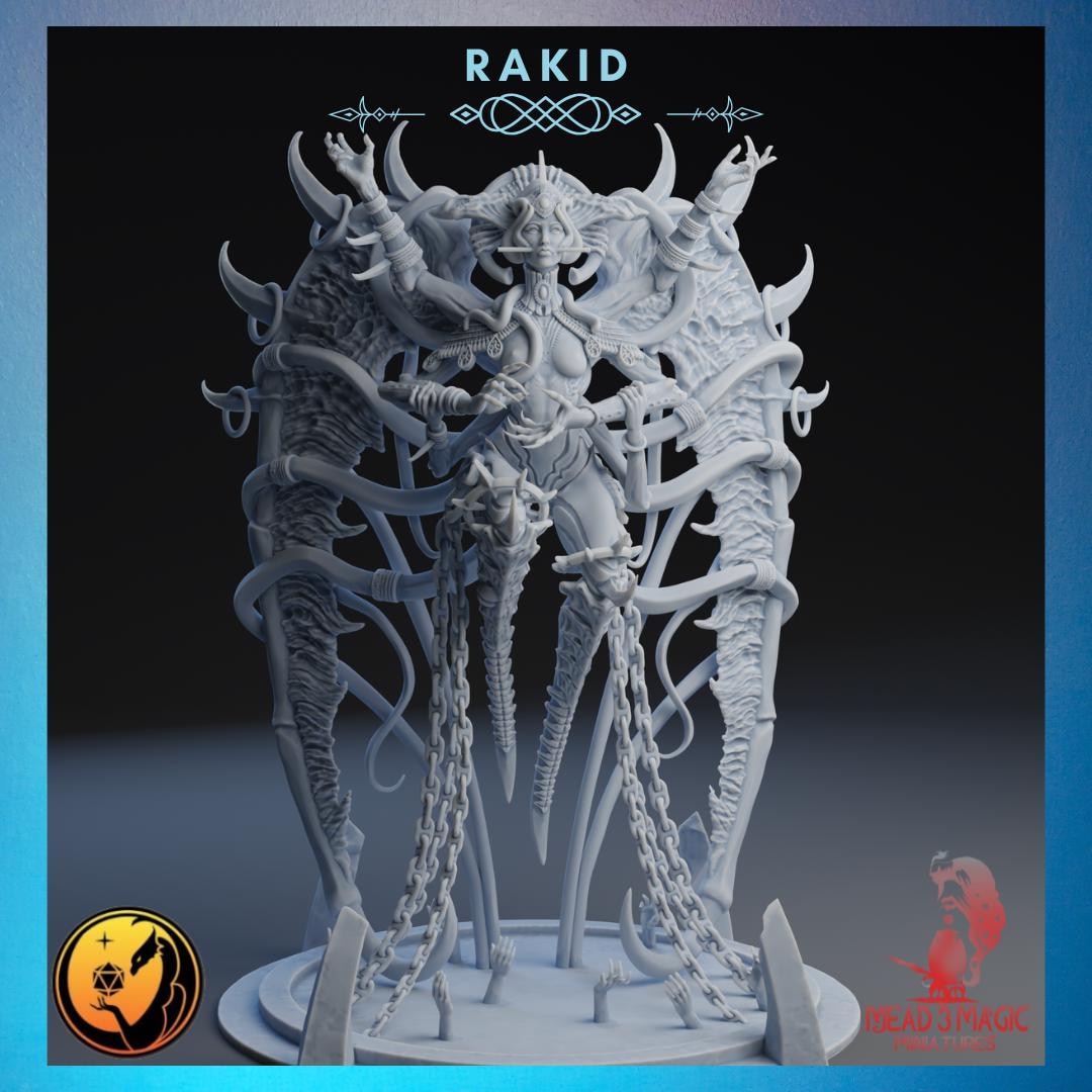Rakid | Draco Studios | 12K Resolution 3D Print | Strong Resin | Dnd ...