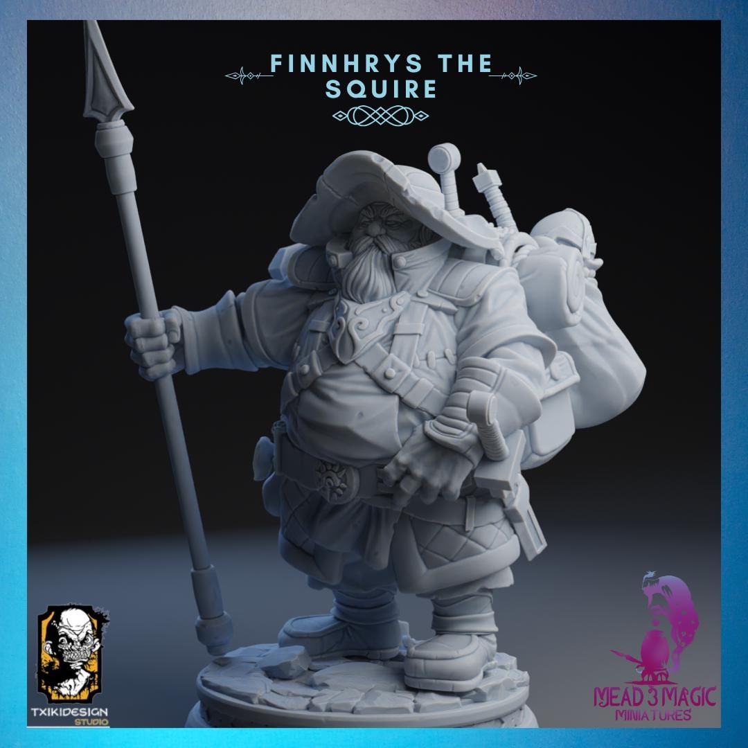 Finnhrys the Squire | Txiki Design | 12K Resolution 3D Print | Strong ...