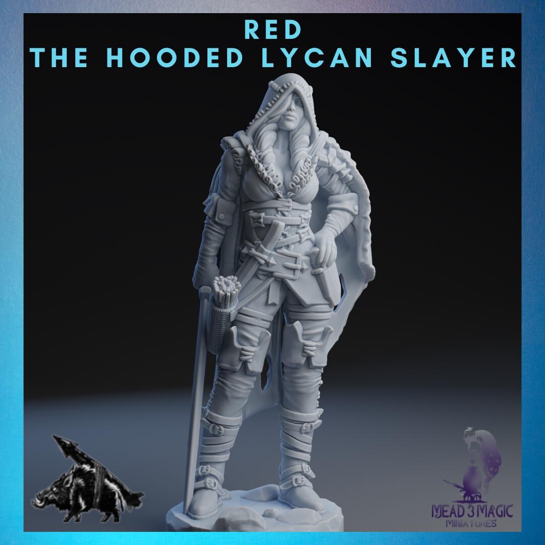 Red the Hooded Lycan Slayer | Rocket Pig Games | 12K Resolution 3D ...