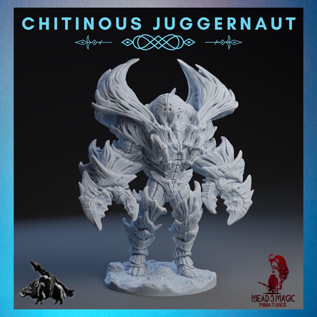 Chitinous Juggernaut | Rocket Pig Games | 12K Resolution 3D Print ...