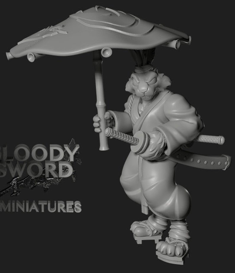 Rabbitfolk/harengon Samurai (2 Poses) | Anime Dungeons | 8K Resolution ...
