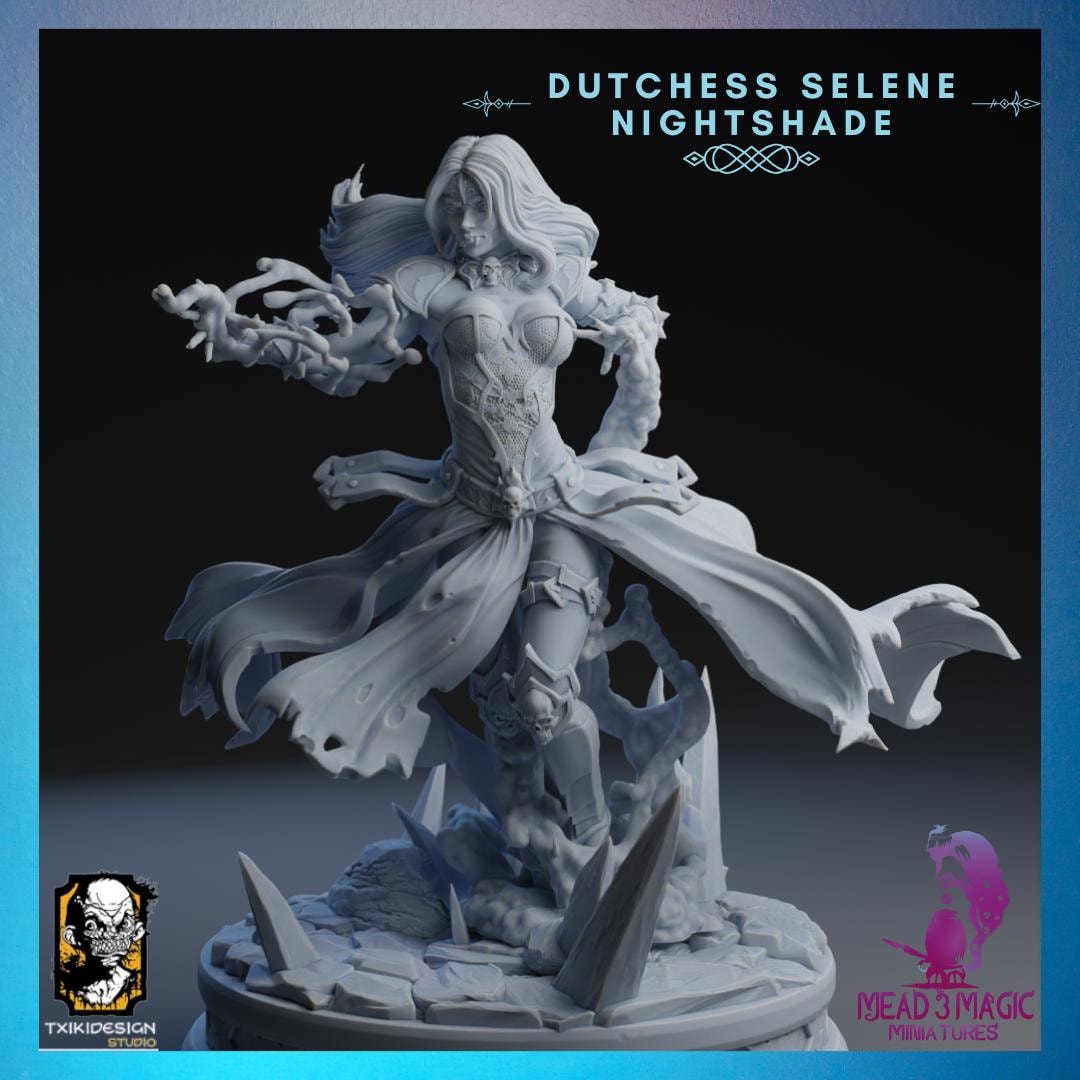 Dutchess Selene Nightshade | Txiki Design | 12K Resolution 3D Print ...