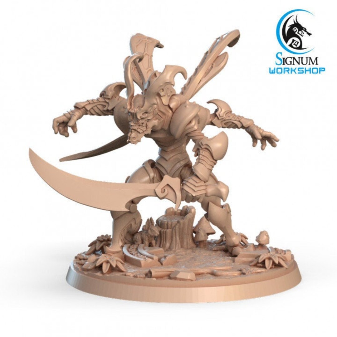 Wasp, the Vanguard Construct Signum Workshop 8K Resolution 3D Print ...