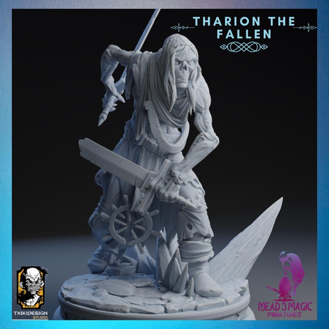 Tharion the Fallen | Txiki Design | 12K Resolution 3D Print | Strong ...