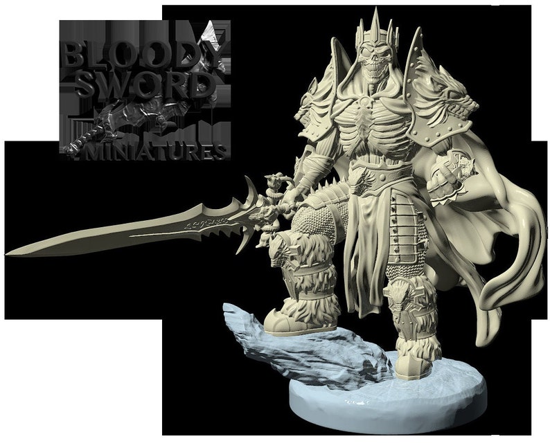 Lich King 2 Poses Anime Dungeons 8K Resolution 3D Print - Etsy