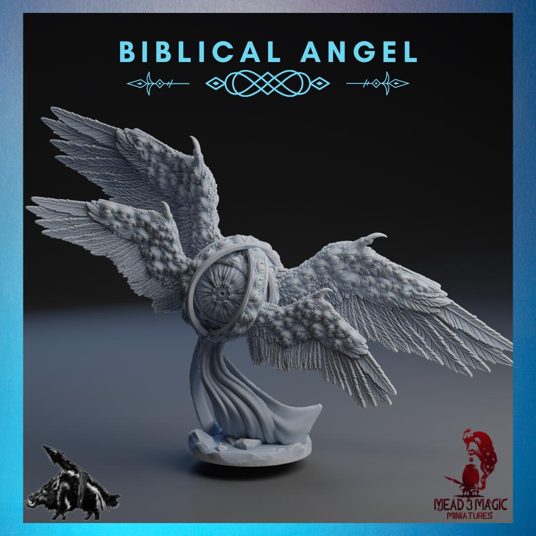 Biblical Angel | Rocket Pig Games | 12K Resolution 3D Print | Strong ...