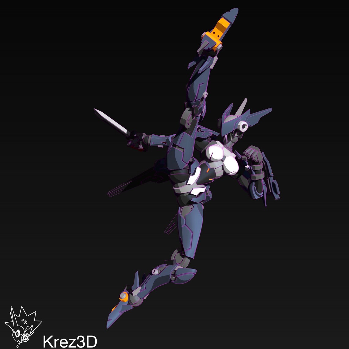 SA-9 Nymph | Krez3d - Synth Army | 8K Resolution 3D Print | Durable ...