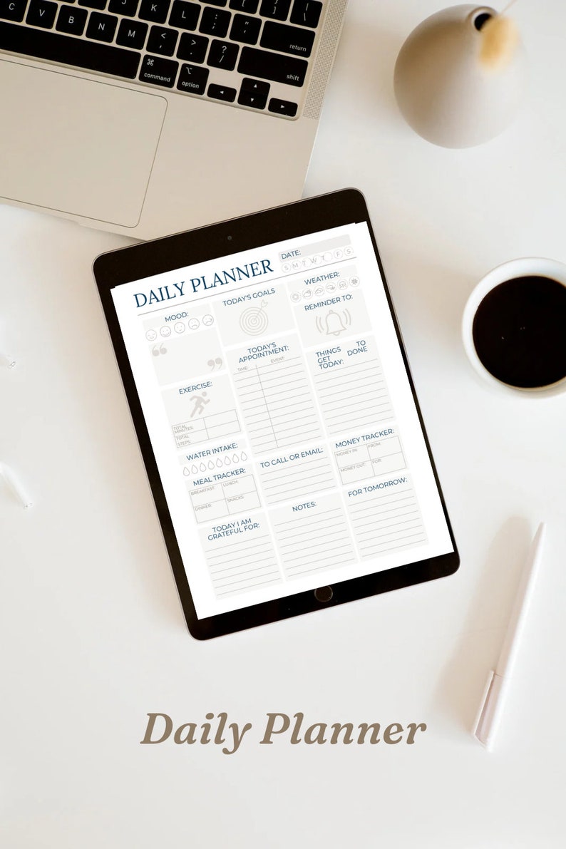 Daily Schedule Planner Daily Schedule Template Day Schedule - Etsy