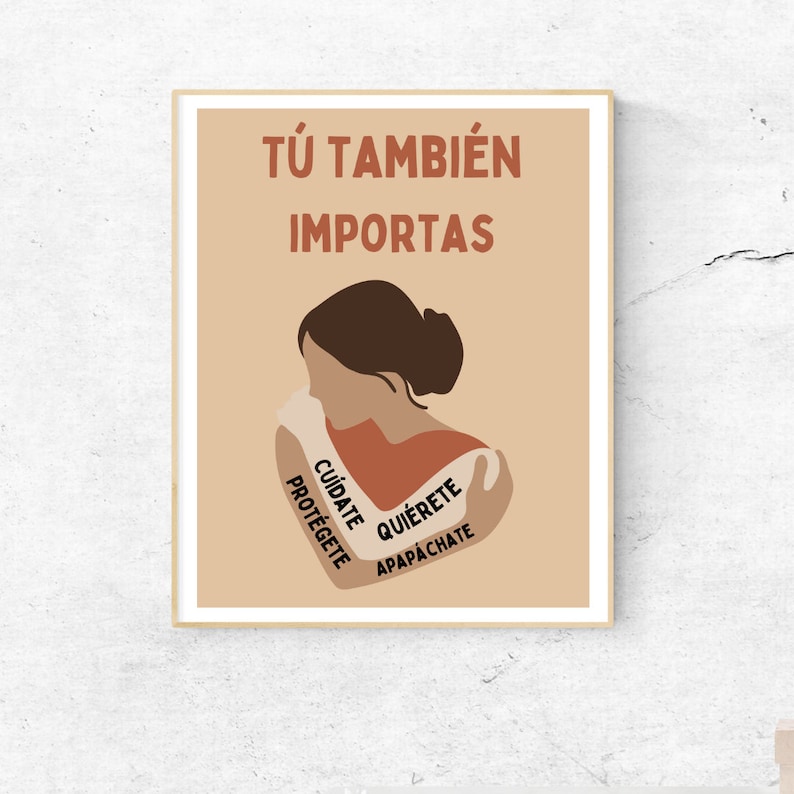 Tu Tambien Importas, You Matter, Mental Health Digital Print in Spanish ...