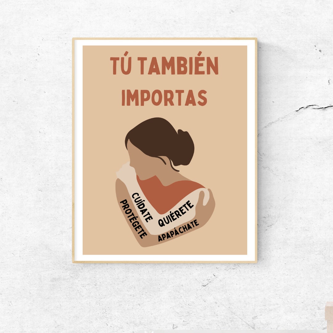 Tu Tambien Importas, You Matter, Mental Health Digital Print in Spanish ...