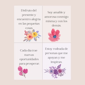 Spanish Affirmation Cards Printable, Cartas De Afirmaciones, Printable ...