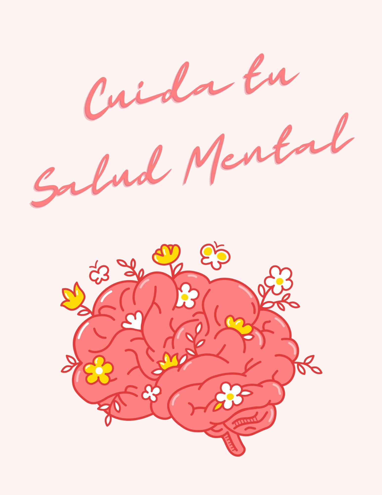 Cuida Tu Salud Mental, Protect Your Mental Health, Spanish Mental ...
