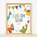 Editable Dinosaur Birthday Custom Sign Template Digital Download Dino ...