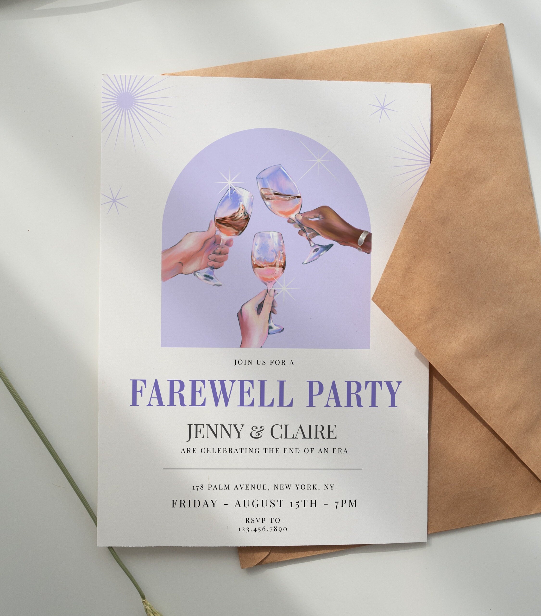 Farewell Party Invitation Templates Printable Invitation Going Away ...