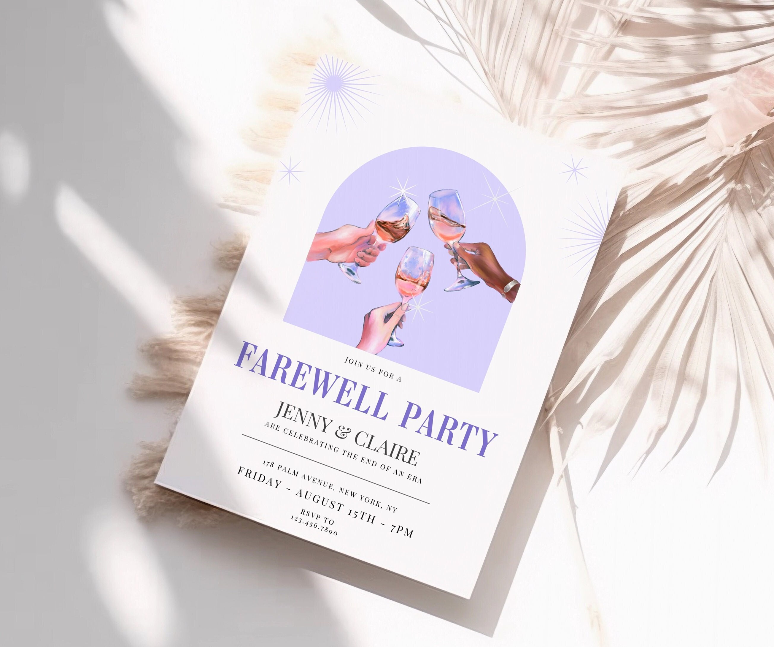 Farewell Party Invitation Templates Printable Invitation Going Away ...